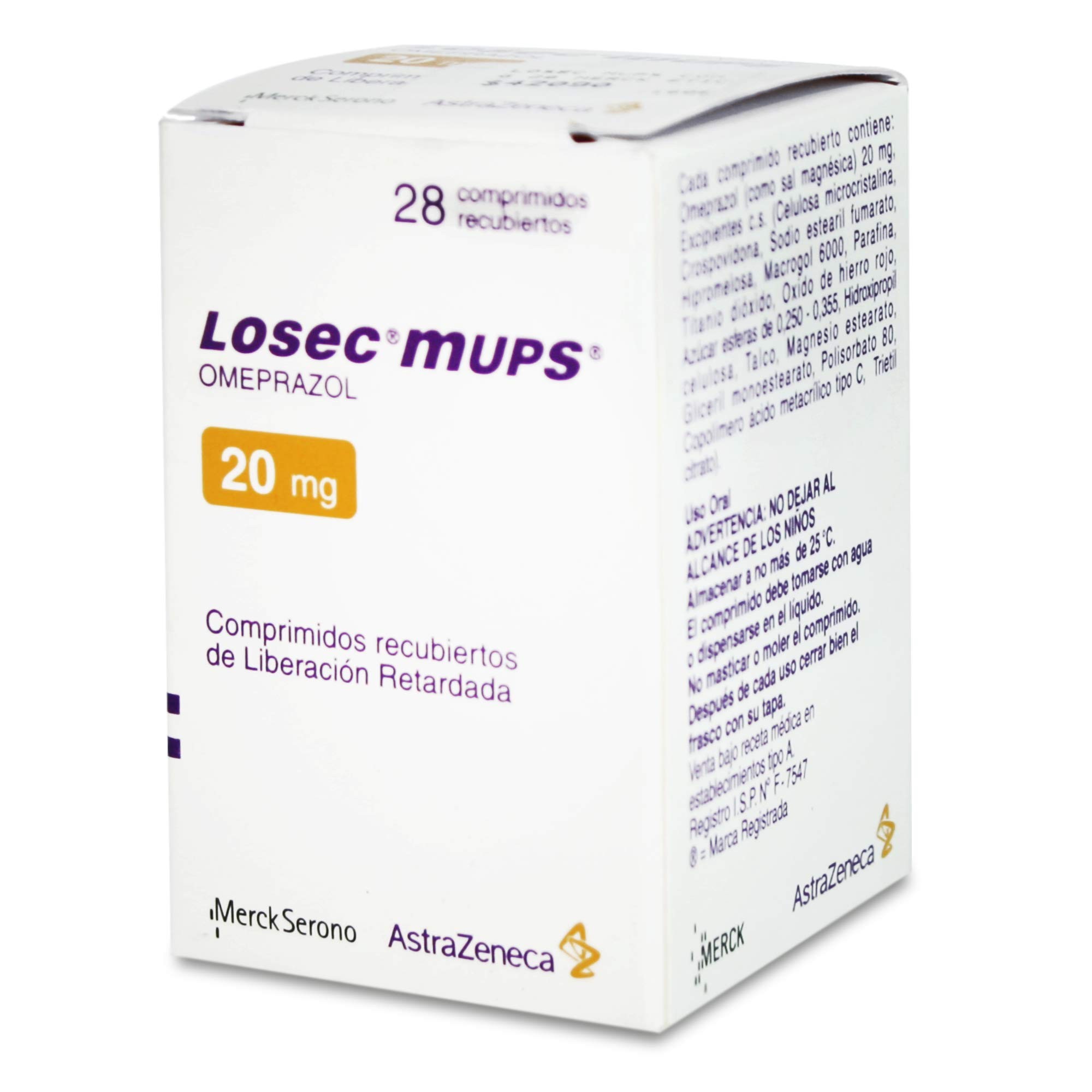 Losec Mups Omeprazol 20 mg 28 Comprimidos | Cruz Verde