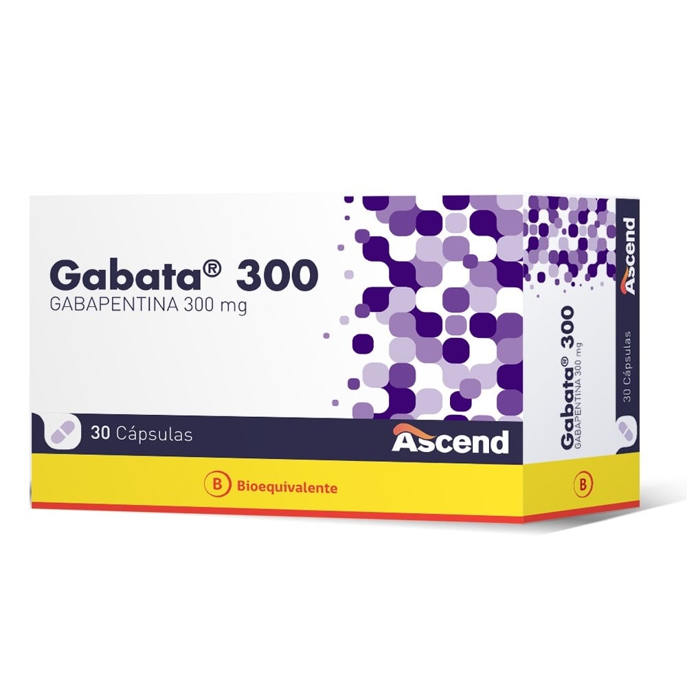 Gabata 300 Gabapentina 300 mg 30 Cápsulas | Cruz Verde