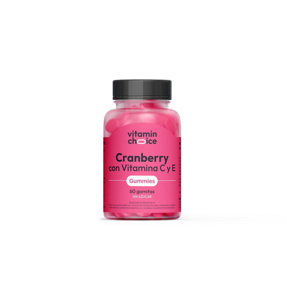Vitamin Choice Cranberry Con Vitamina C y E 60 Gomitas | Cruz Verde
