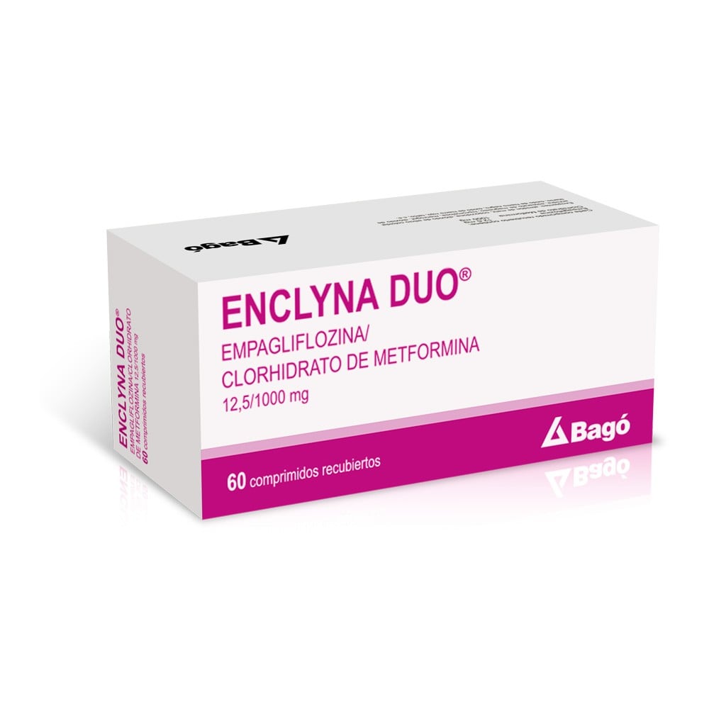 Enclyna Duo Empagliflozina 12,5 mg / Metformina Clorhidrato 1000 mg 60 ...
