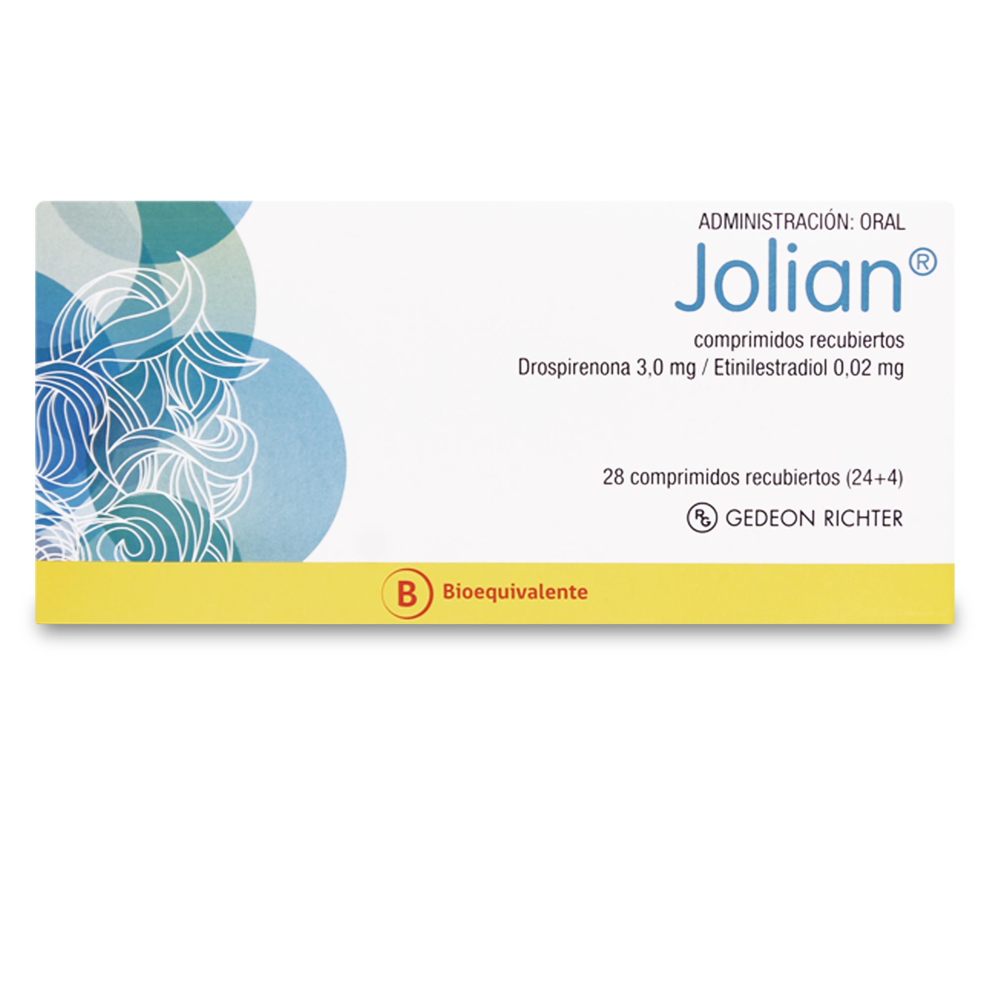 Drospirenona 3 mcg/Etinilestradiol 20mg