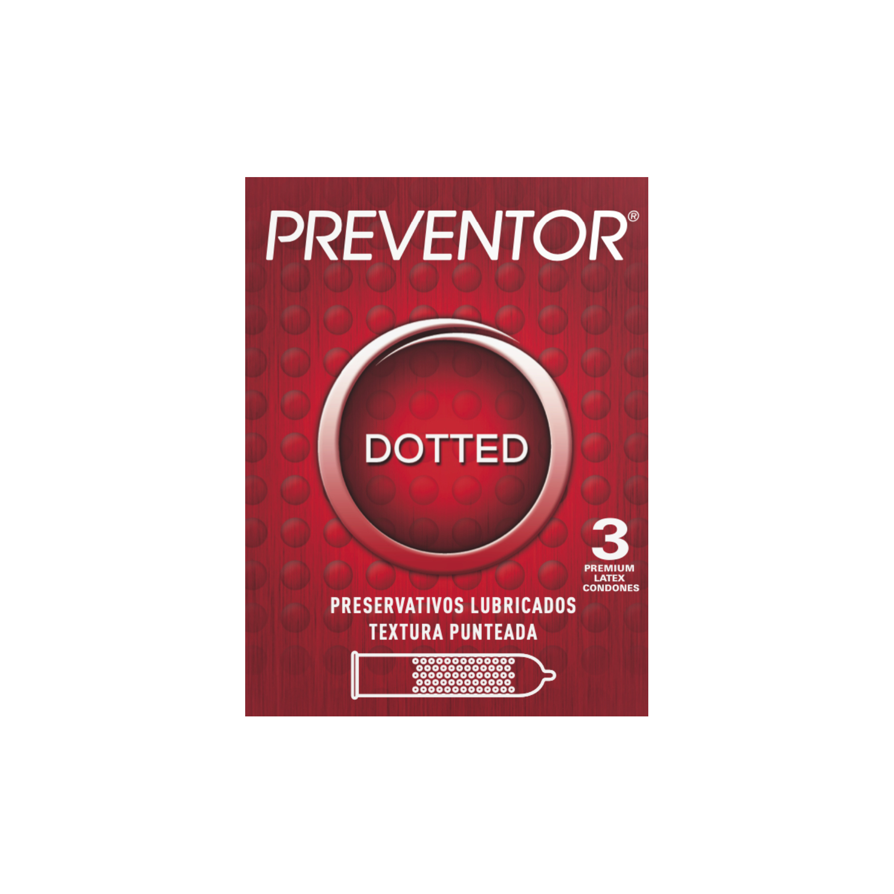 Preservativo dotted 3 unidades | Cruz Verde