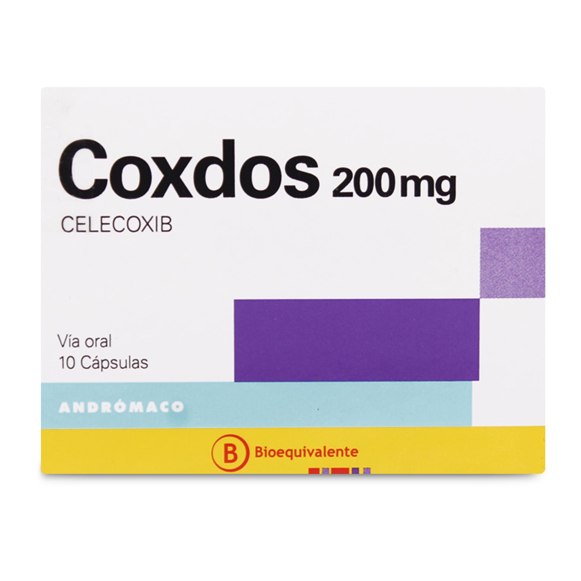 Coxdos Celecoxib 200 mg 10 Cápsulas | Cruz Verde