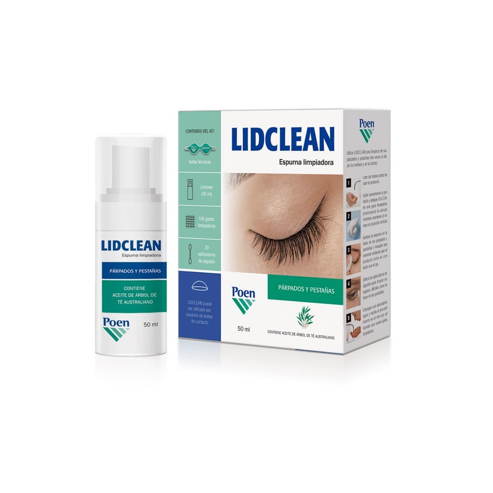 Lidclean Espuma Limpiadora Parpados y Pestaña 50 mL | Cruz Verde
