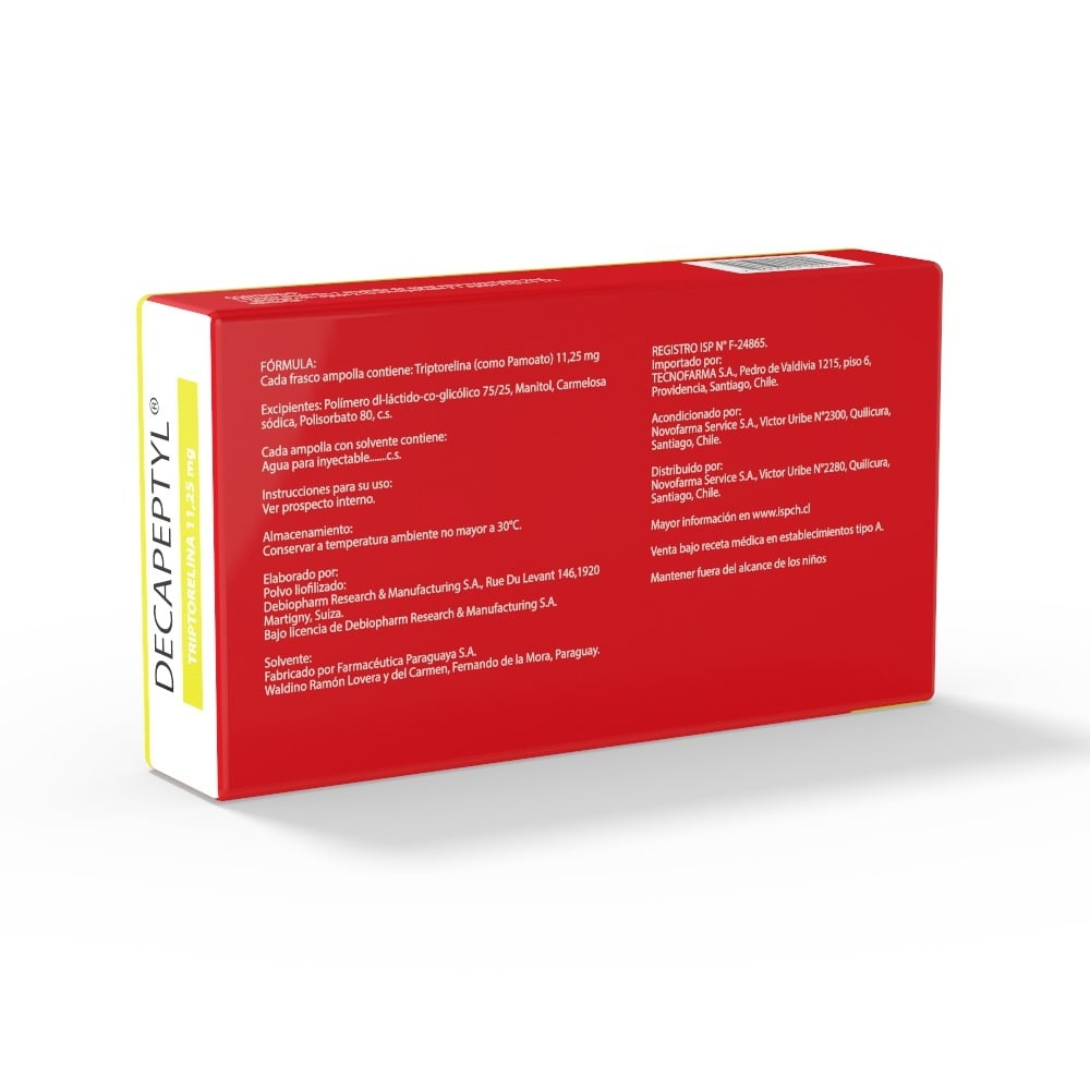 Decapeptyl Triptorelina 11,25 mg para Suspension Inyectable 1 Frasco ...