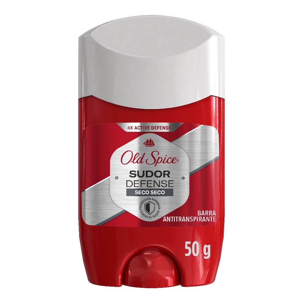 Barra Antitranspirante Old Spice Sudor Defense Seco Seco 50 g | Cruz Verde