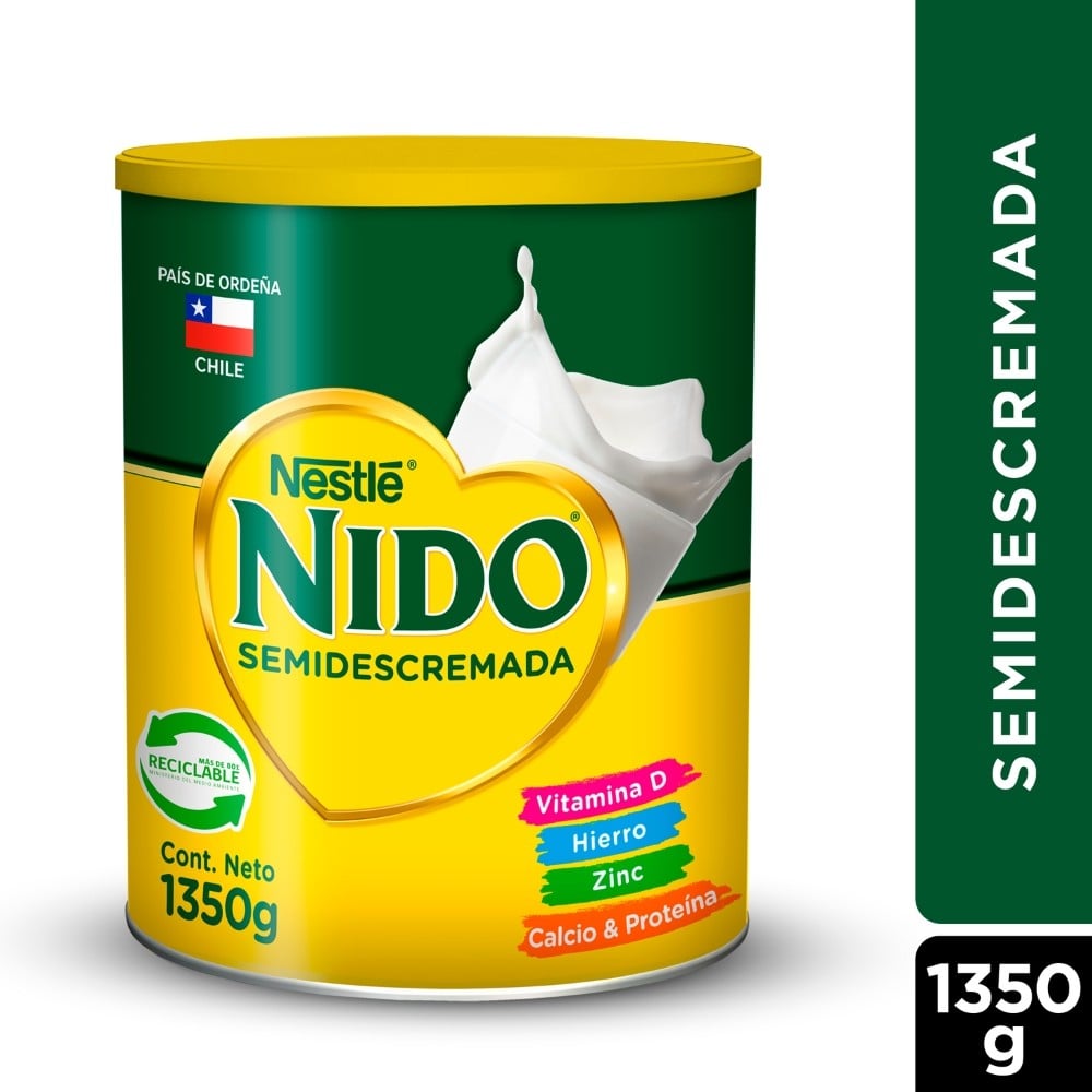 Leche en Polvo Familiar Semidescremada 1350 gr | Cruz Verde