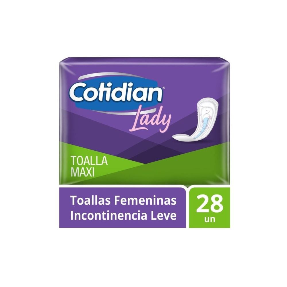 Toalla para Incontinencia Urinaria Maxi sin alas C28 unidades ...