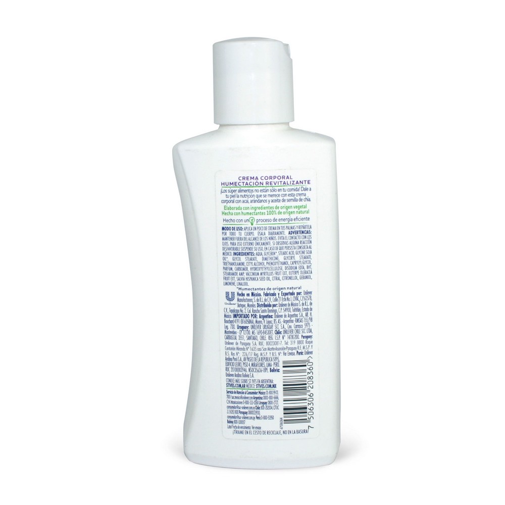Crema Revitalizante arándanos 200 mL | Cruz Verde