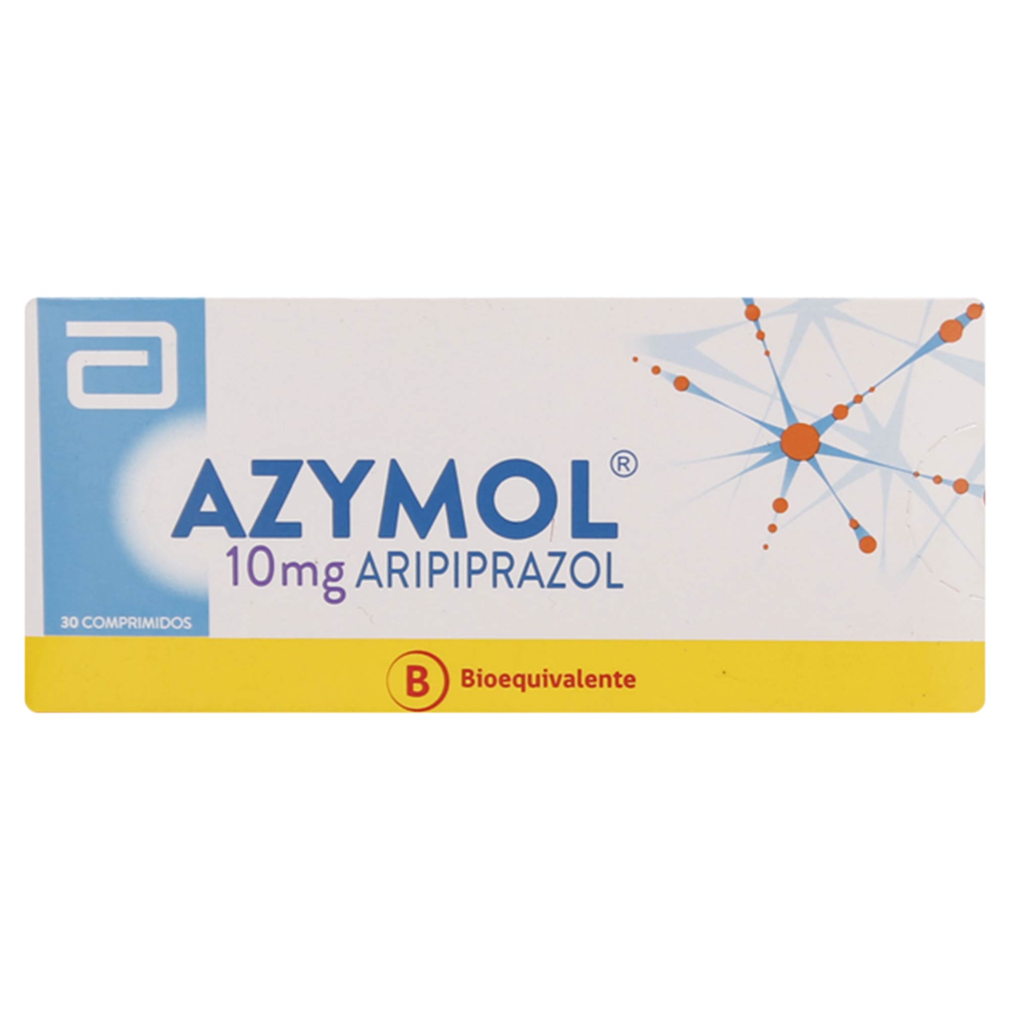 Azymol Aripiprazol 10 mg 30 Comprimidos | Cruz Verde