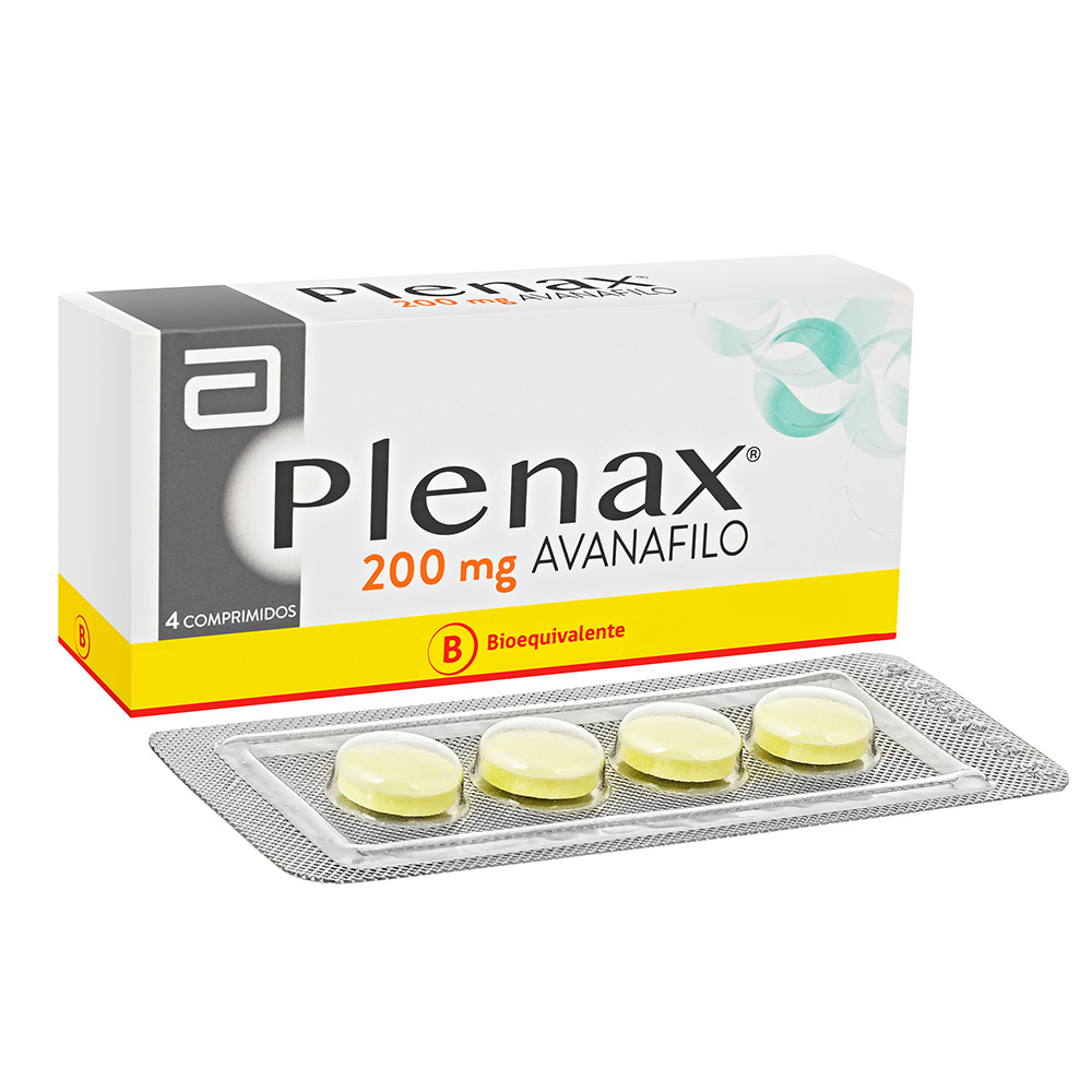 Avanafilo 200 mg 4 comprimidos | Cruz Verde