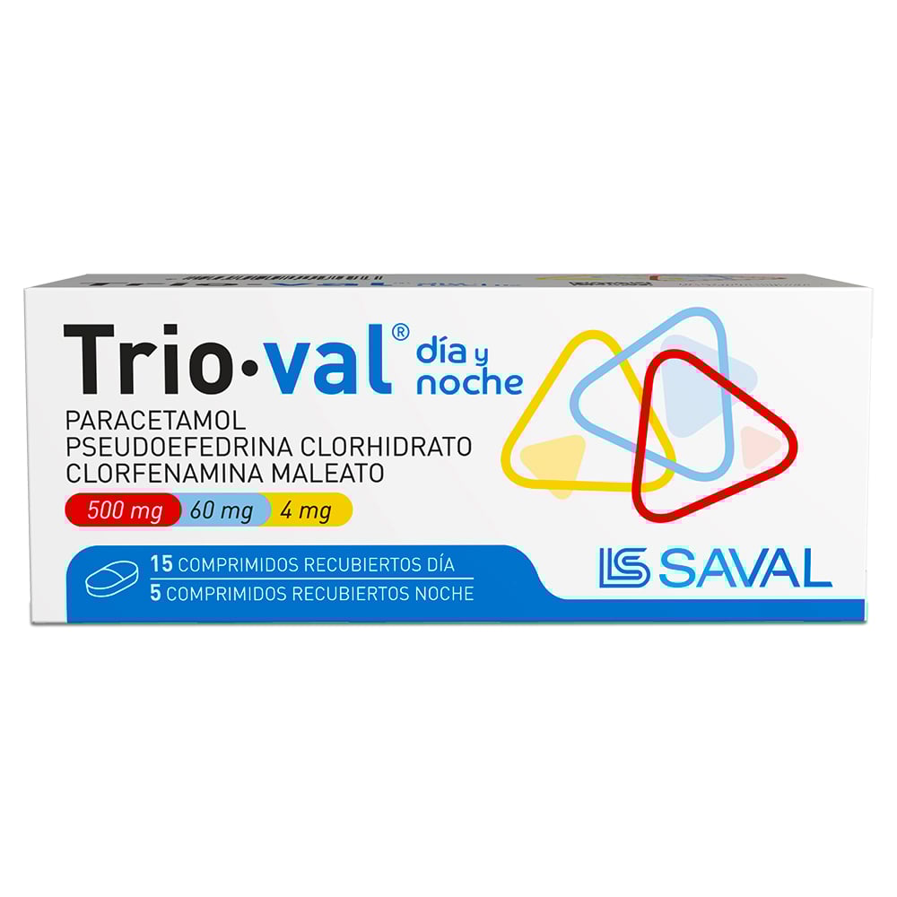 Trio Val Dia/Noche 60 mg 20 Comprimidos