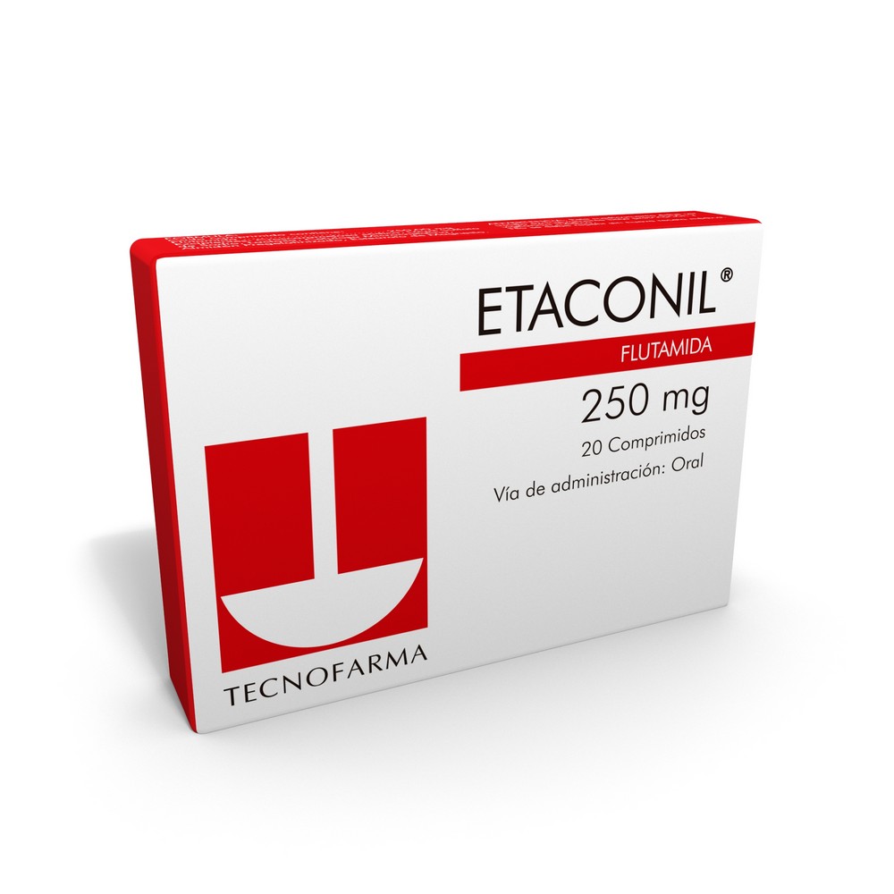 Etaconil Flutamida 250 mg 20 Comprimidos - FarmaCompara