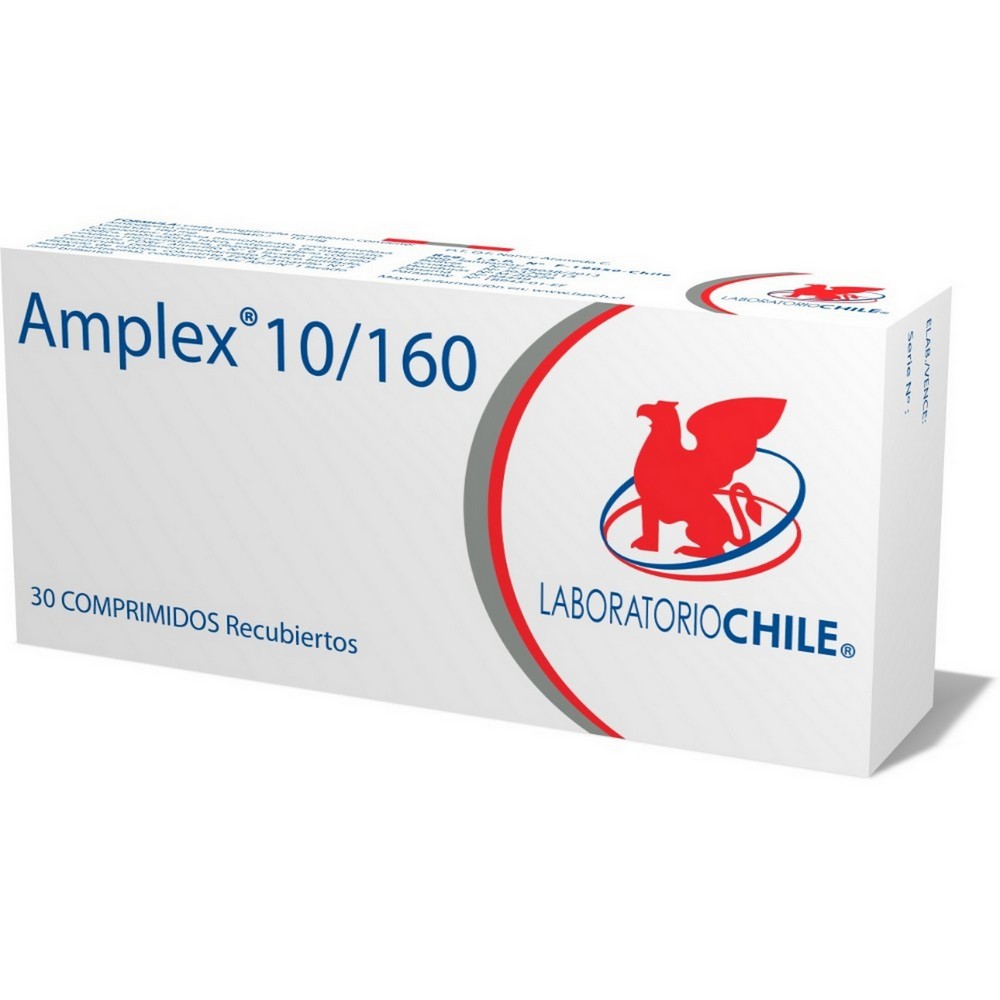 Amplex 10/160 Amlodipino 10 mg 30 Comprimidos Recubiertos | Cruz Verde