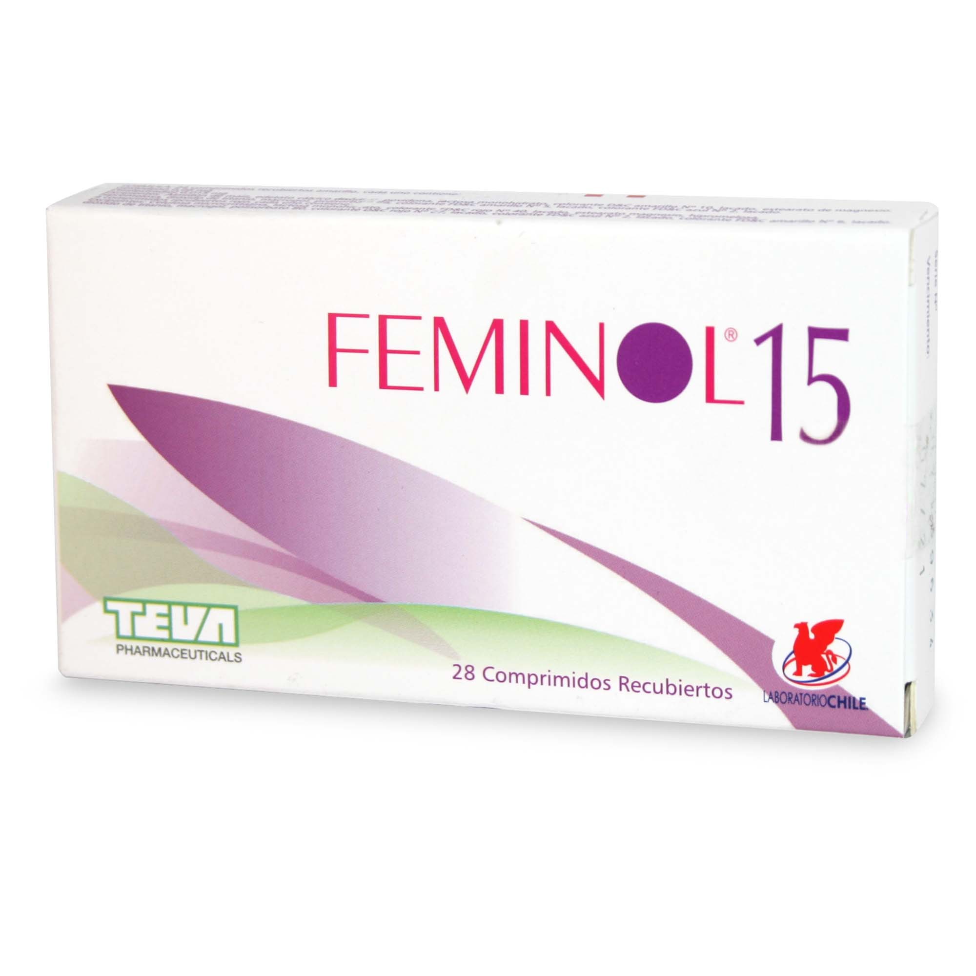 Feminol 15 Gestodeno 0,06 mg 28 Comprimidos Recubiertos | Cruz Verde