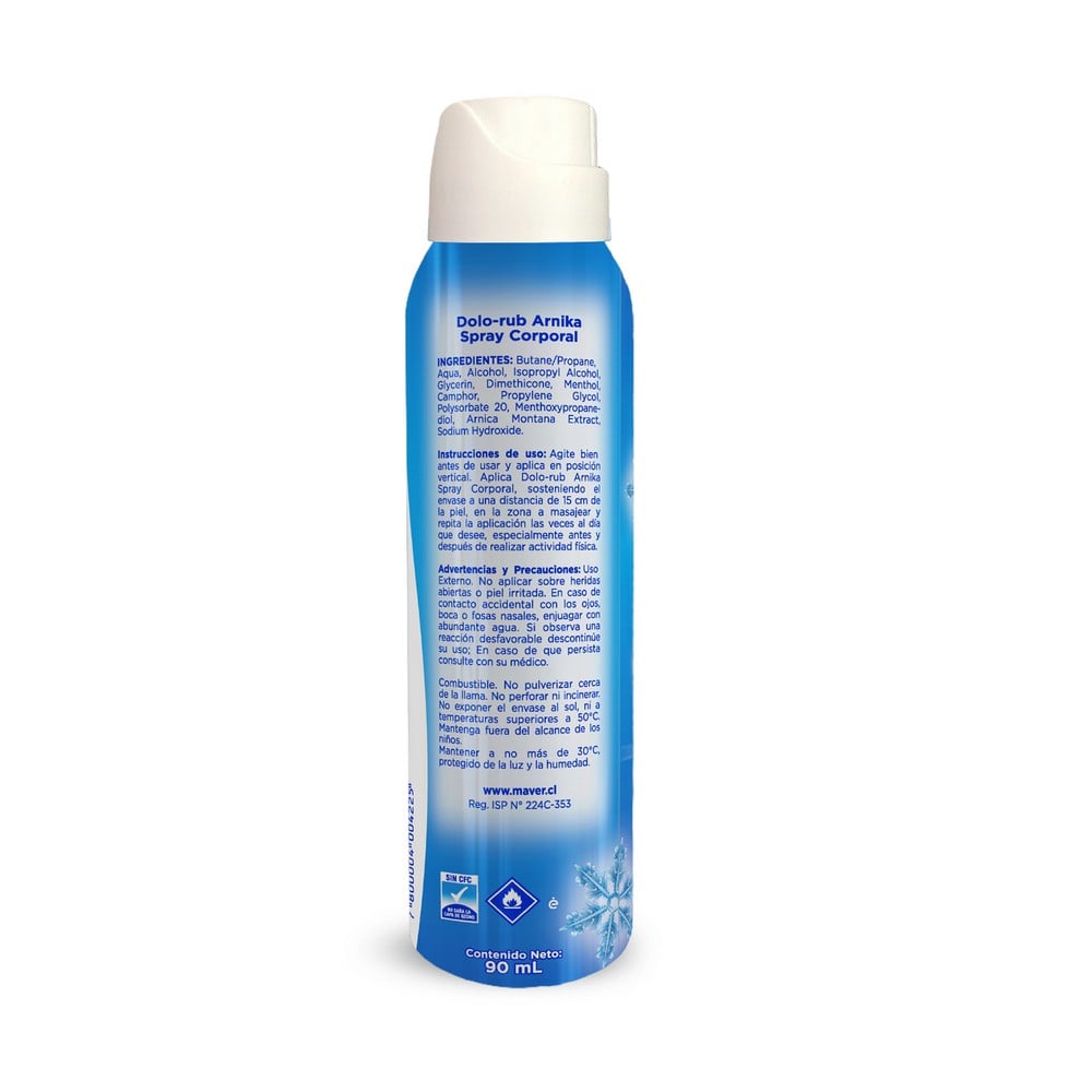Dolo-Rub Arnika Spray Efecto Frio 90 mL | Cruz Verde