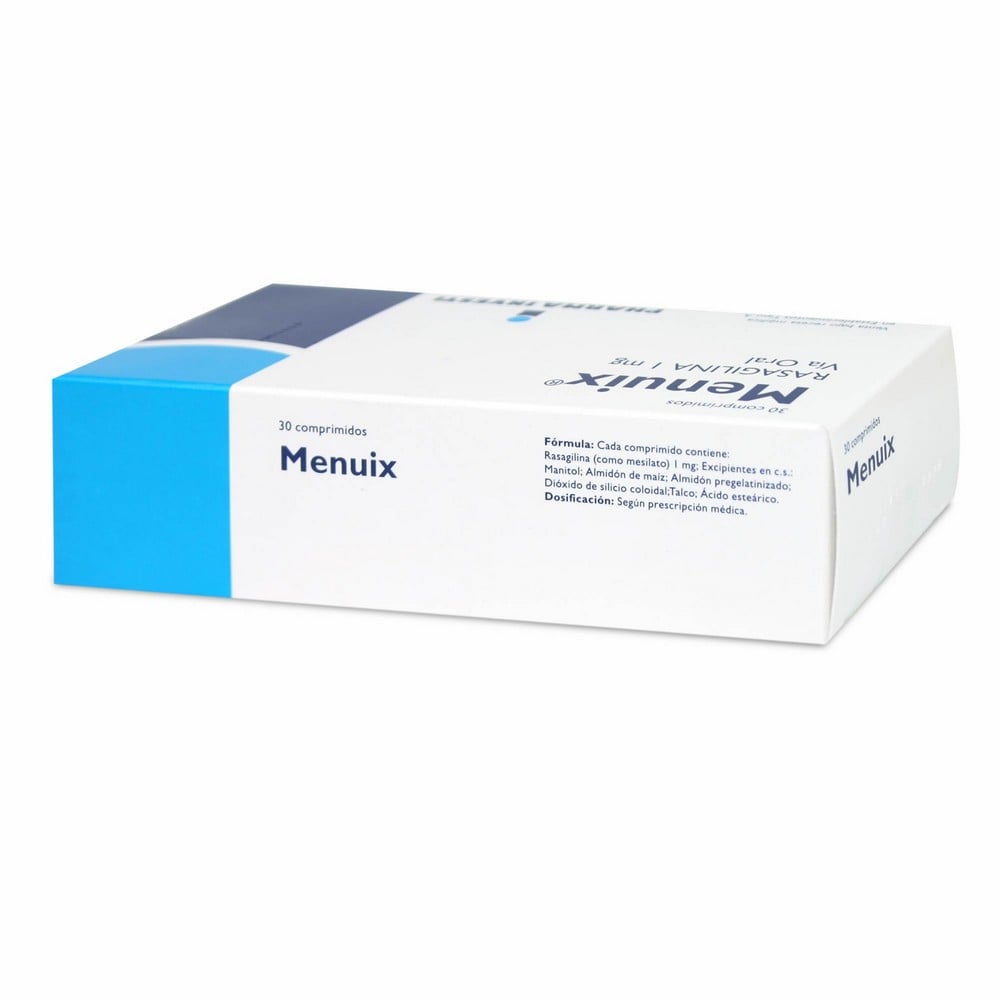 Menuix Rasagilina 1 mg 30 Comprimidos | Cruz Verde