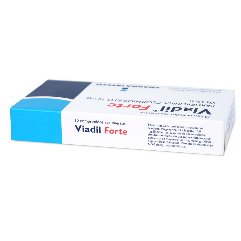 Viadil Forte Pargeverina 10 mg 10 Comprimidos | Cruz Verde
