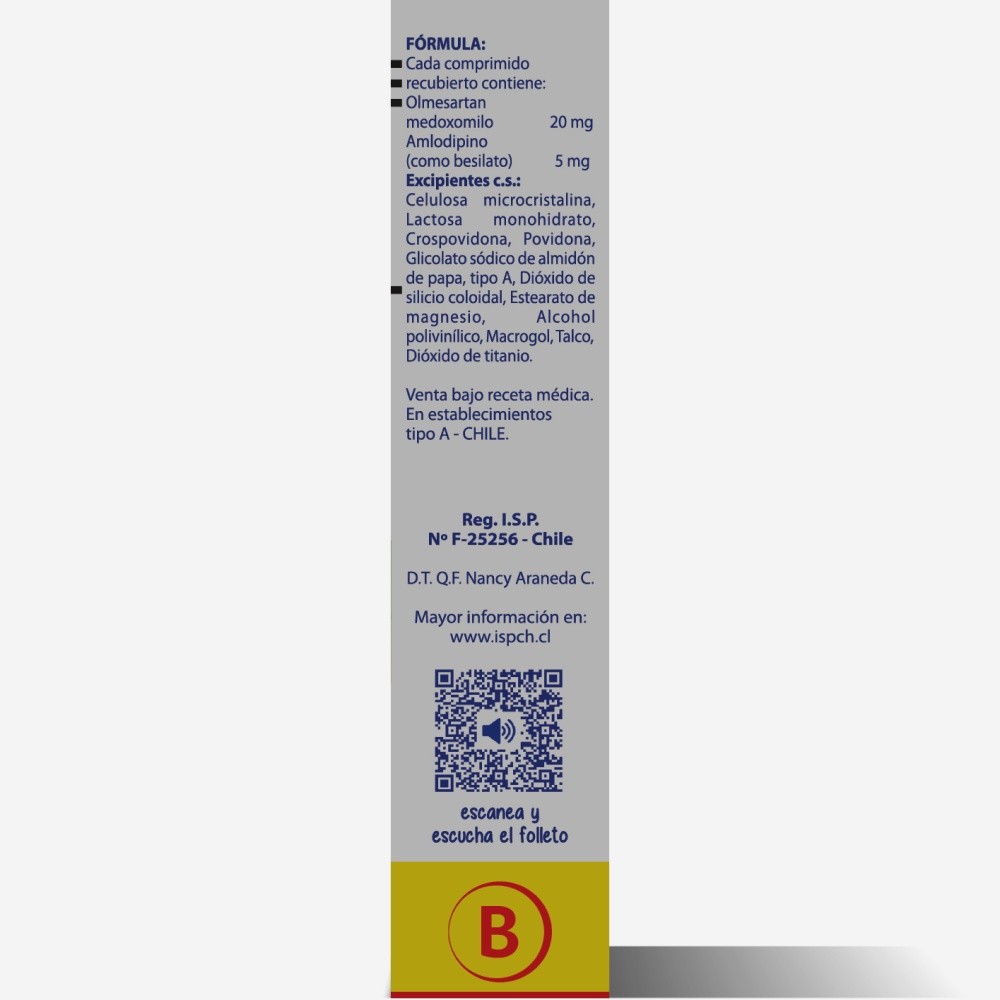 Cardipres 20mg/5mg 30 Comprimidos Recubiertos | Cruz Verde