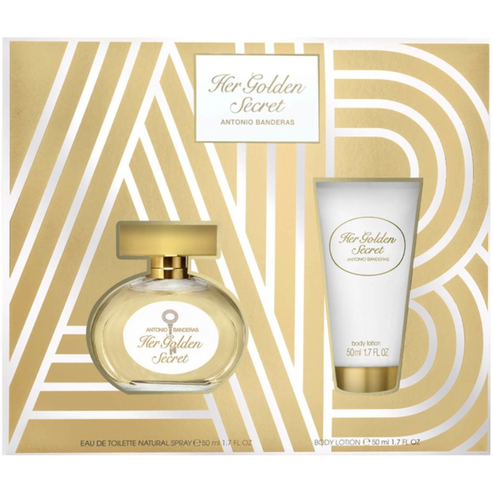 Set Her Golden Secret EDT 50 mL + Body Lotion 100 mL - Perfume Mujer ...