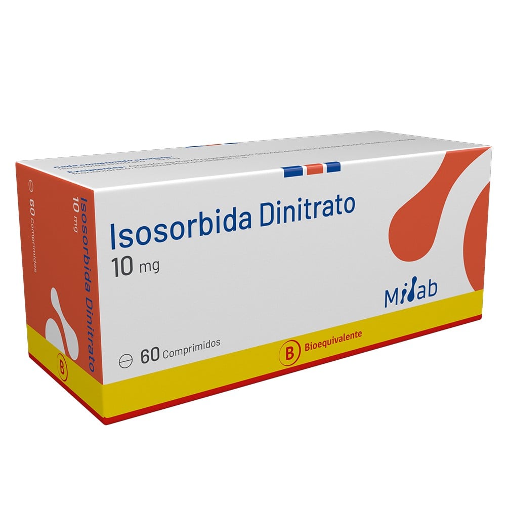 Isosorbide Isosorbide Dinitrato 10 mg 60 Comprimidos