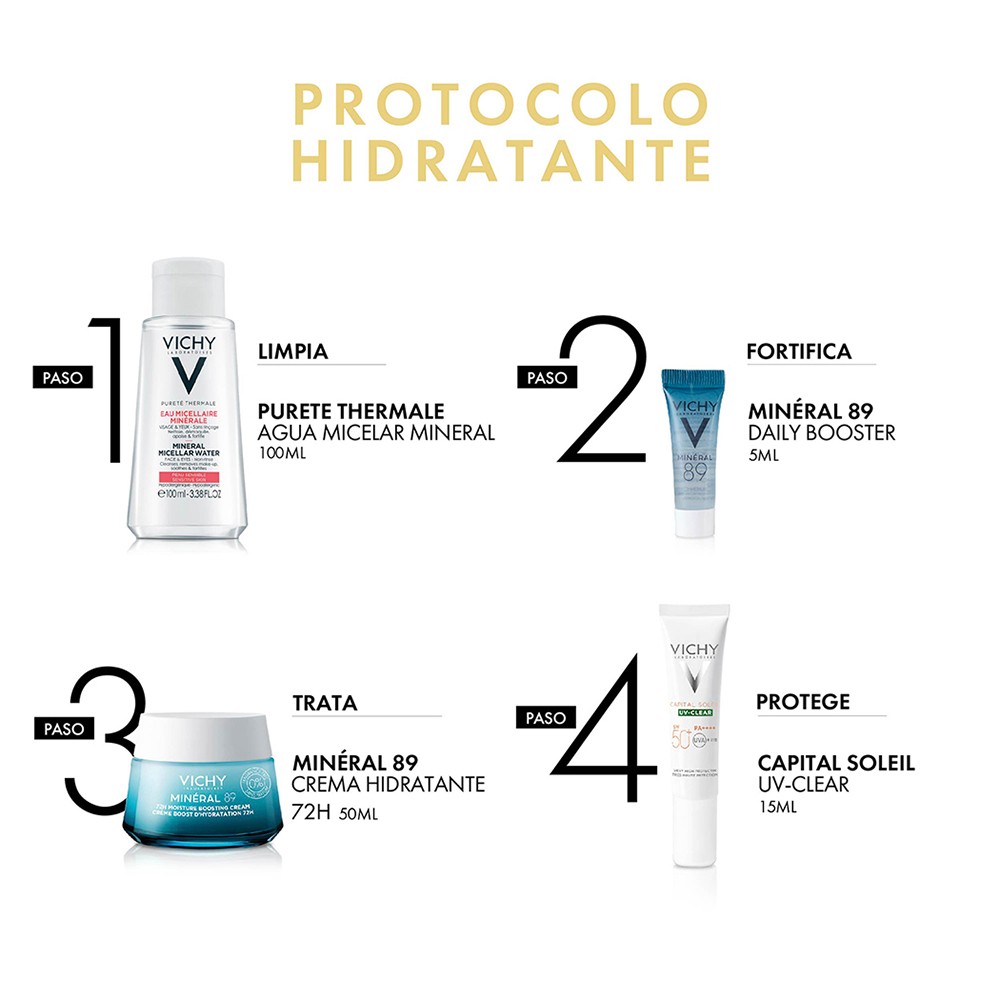 Set Vichy Minéral 89 Crema | Cruz Verde