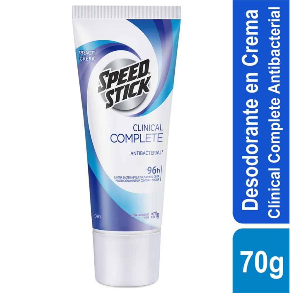 Desodorante Practicrema Speed Stick Antibacterial Clinical Dry 96 Horas ...