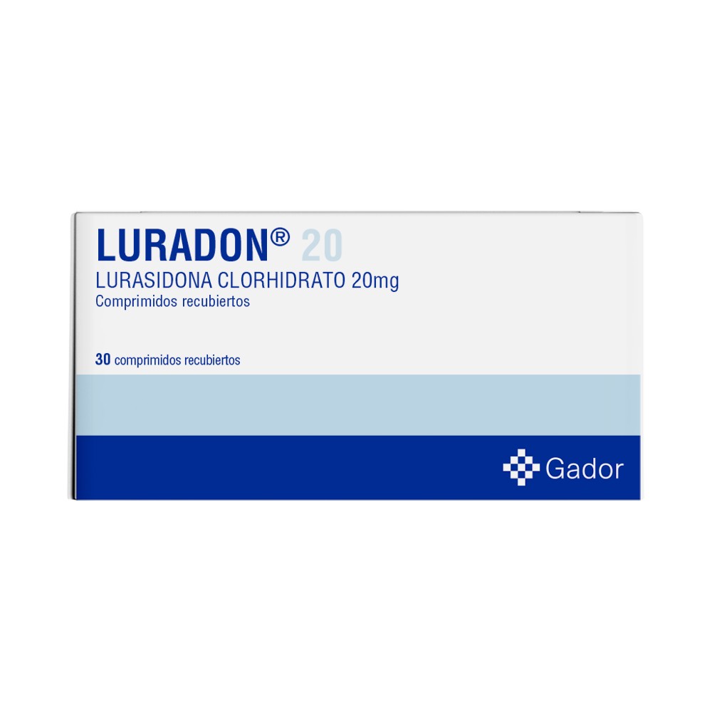 Luradon 20 mg 30 Comprimidos Recubiertos | Cruz Verde