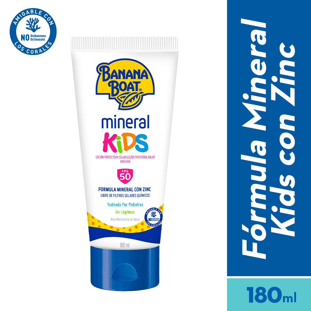 Protector Solar Kids Banana Boat Mineral | Cruz Verde