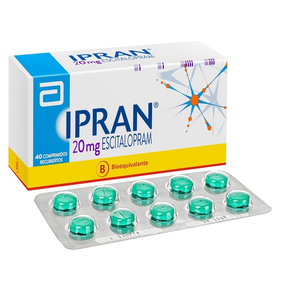 Ipran 20 mg 40 Comprimidos Recubiertos | Cruz Verde