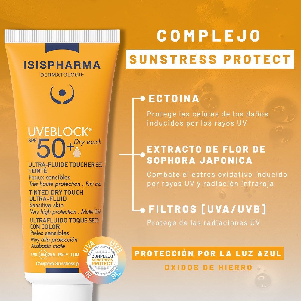 Uveblock Spf50+ Dry Touch Light 40ml | Cruz Verde