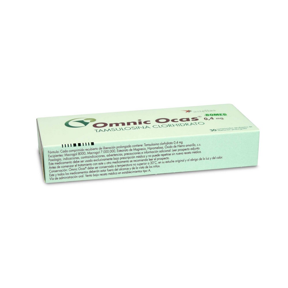 Omnic Ocas Tamsulosina 0,4 mg 30 Comprimidos | Cruz Verde