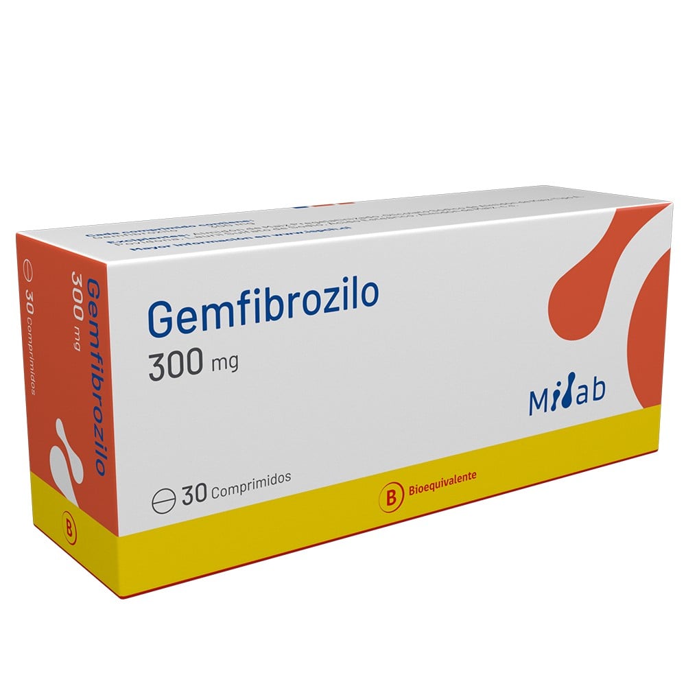 Gemfibrozilo 300 mg 30 Comprimidos - FarmaCompara