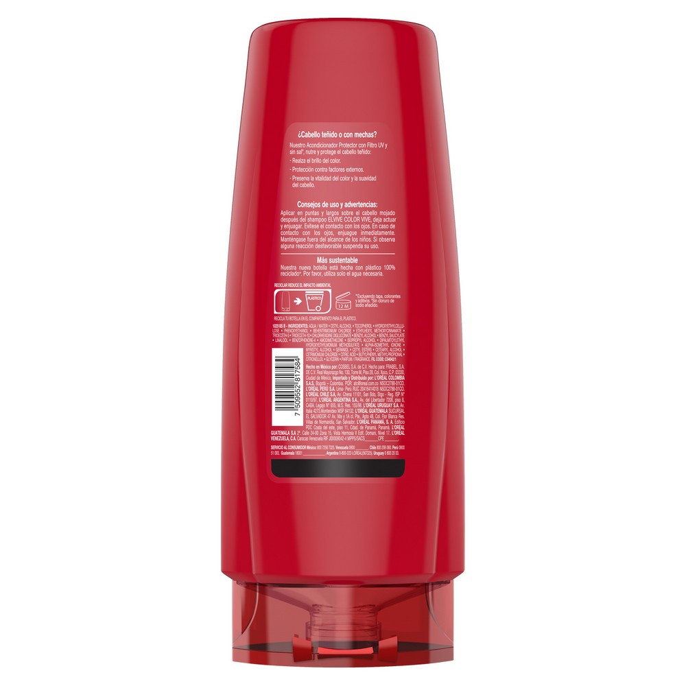 Acondicionador Protector Color-Vive Cabello Tenido con Filtro Uv 680 ml ...