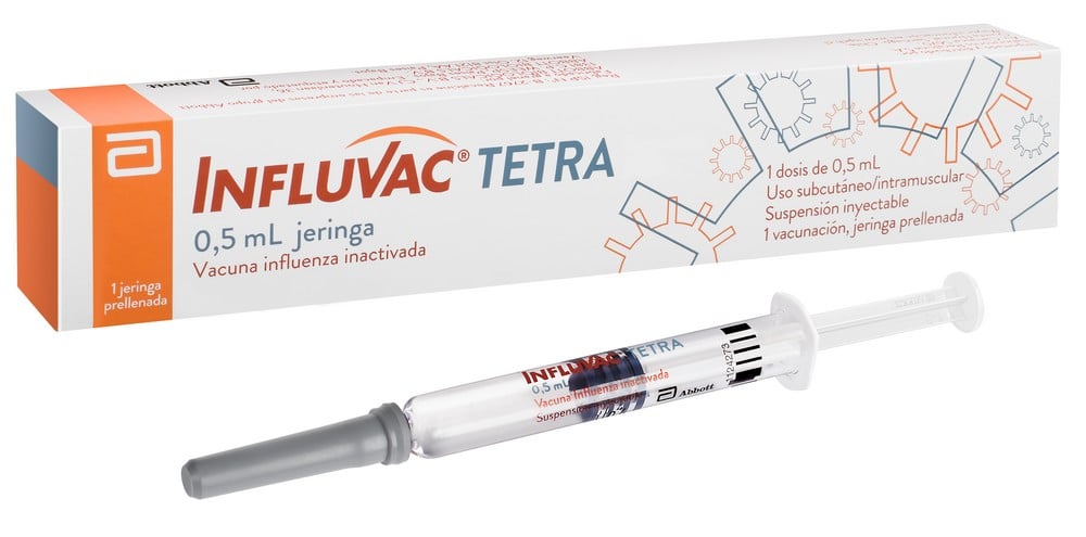 Influvac Tetra 0,5 mg Vacuna contra la Influenza | Cruz Verde