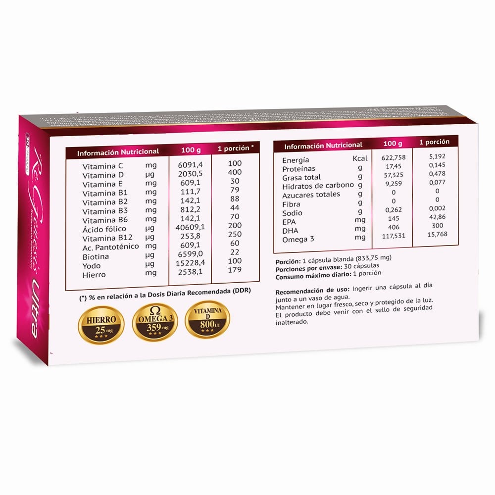 Regenesis Ultra 30 Cápsulas | Cruz Verde