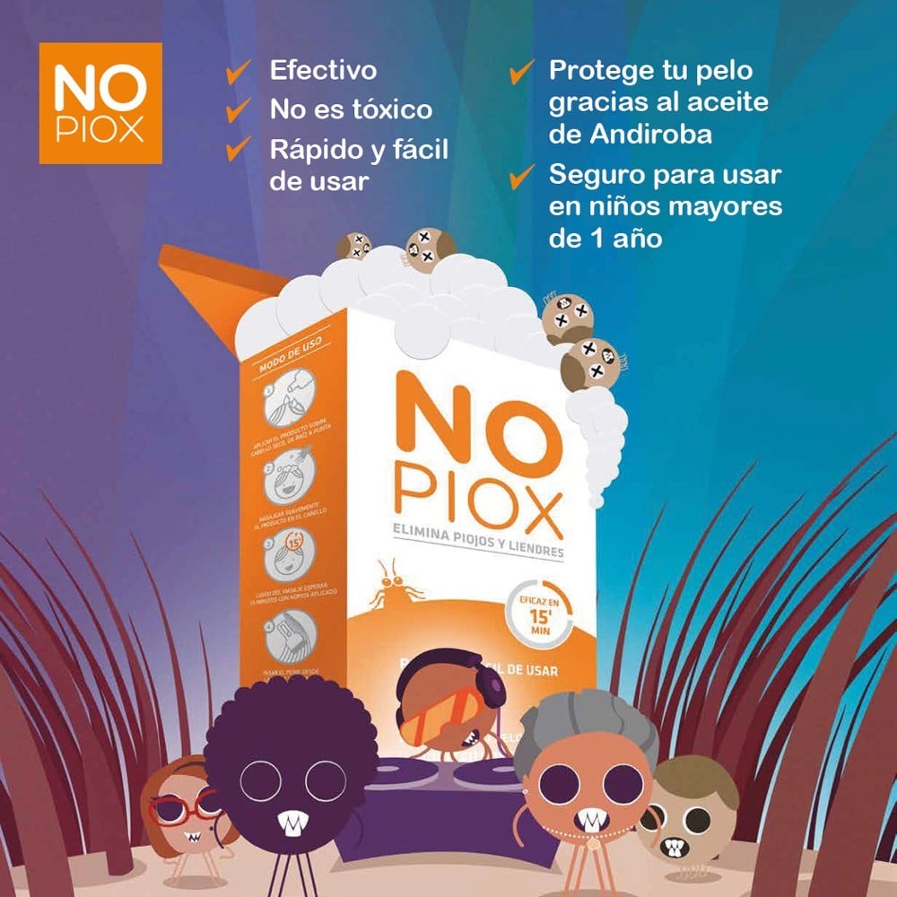 Nopiox Dimeticona Loción elimina piojos y liendres 120 mL | Cruz Verde