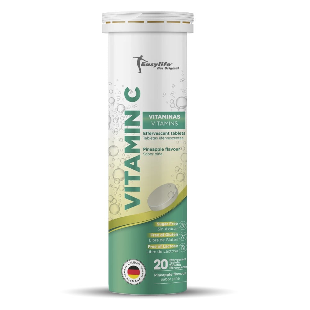 Vitamin C Sabor Piña 1000 mg 20 Tabletas Efervescentes | Cruz Verde