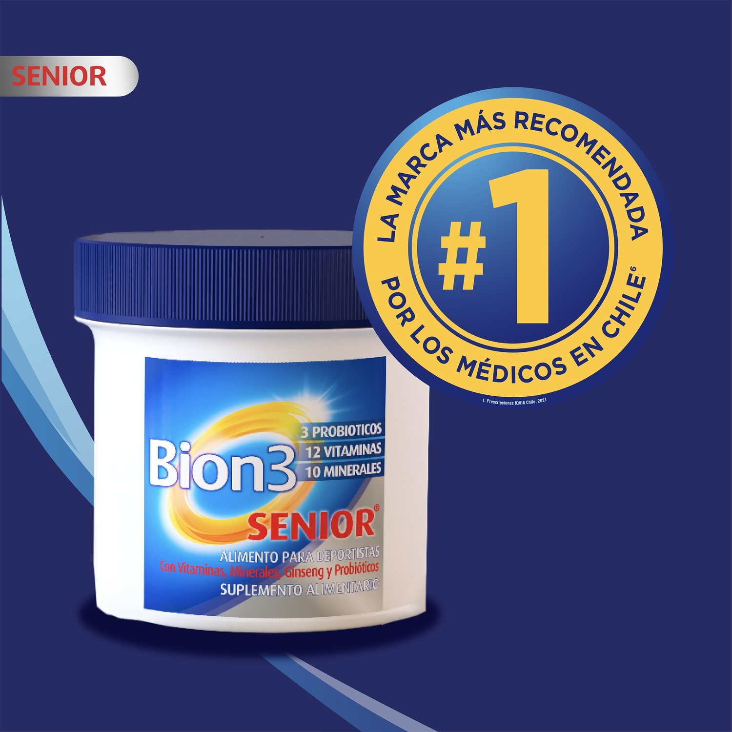 Bion 3 Senior - Vitaminas 30 Comprimidos Recubierto | Cruz Verde