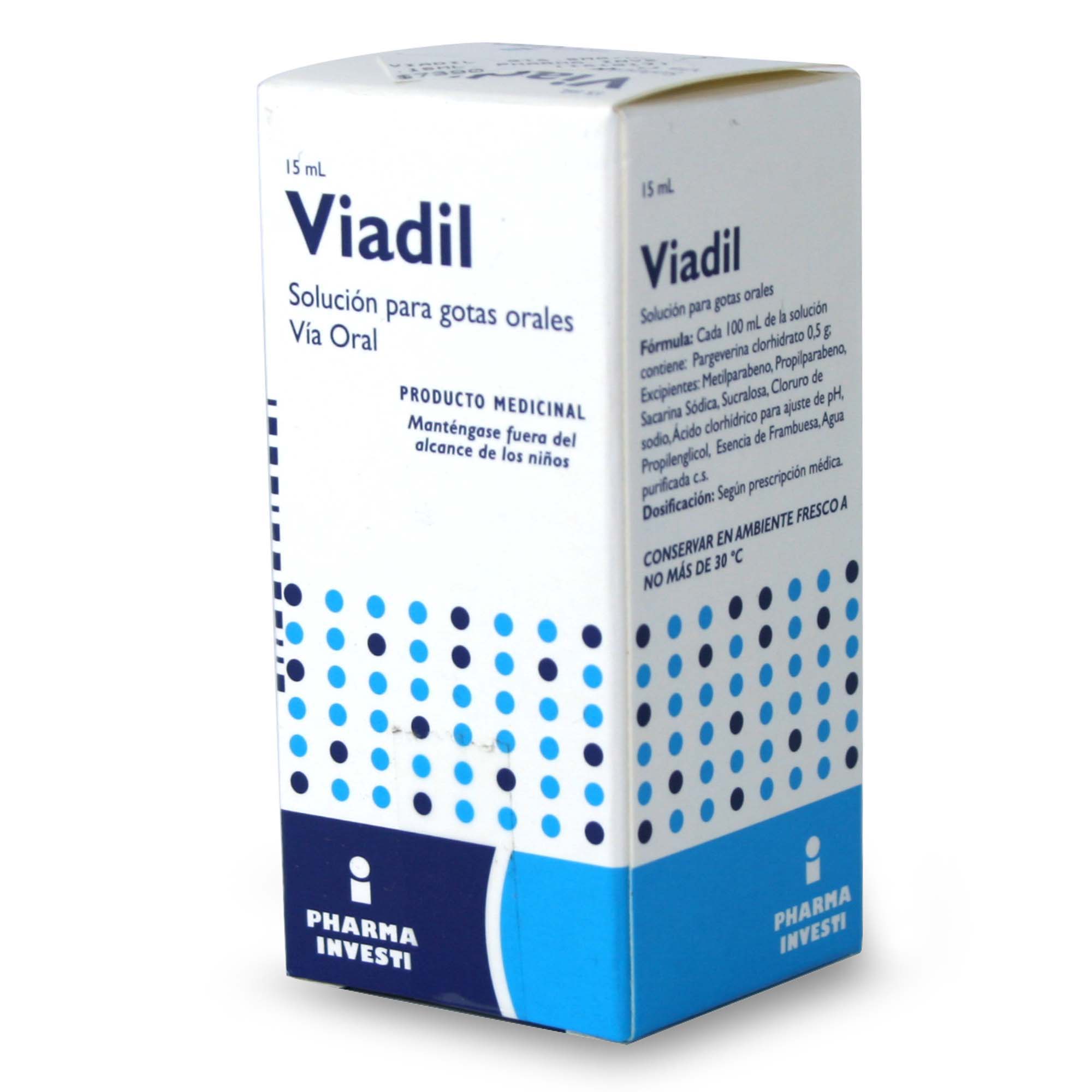 Viadil Pargeverina 5 Mg ML Gotas 15 ML Farmacias Cruz Verde