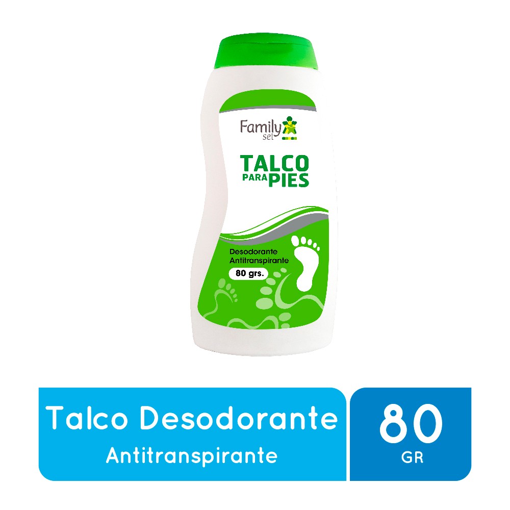 Talco de Pies Polvo 80 grs | Farmacias Cruz Verde