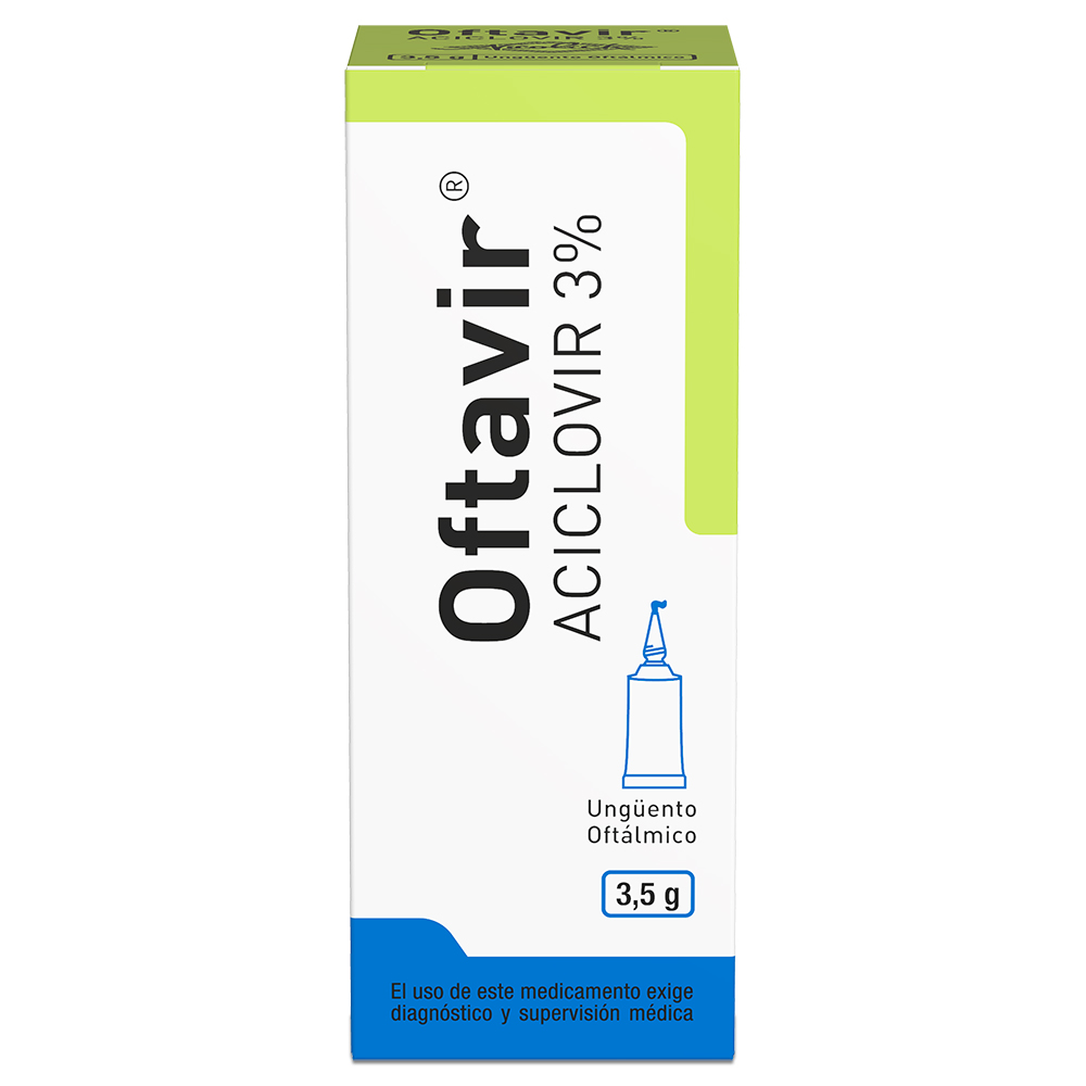 Oftavir Aciclovir 3% Ungüento Oftálmico 3.5g - FarmaCompara
