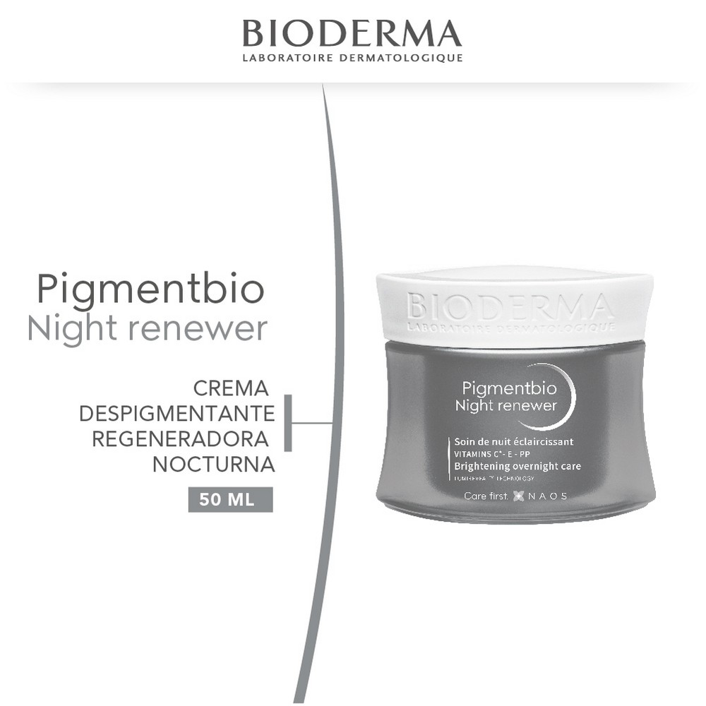 Pigmentbio Night Renewer Crema Despigmentante 50 mL - FarmaCompara