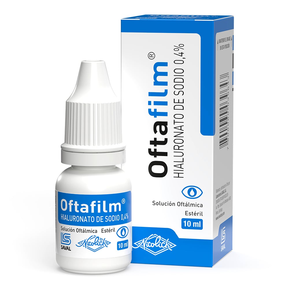 Oftafilm Hialuronato De Sodio 0,4% Solución Oftálmica 10 mL - FarmaCompara