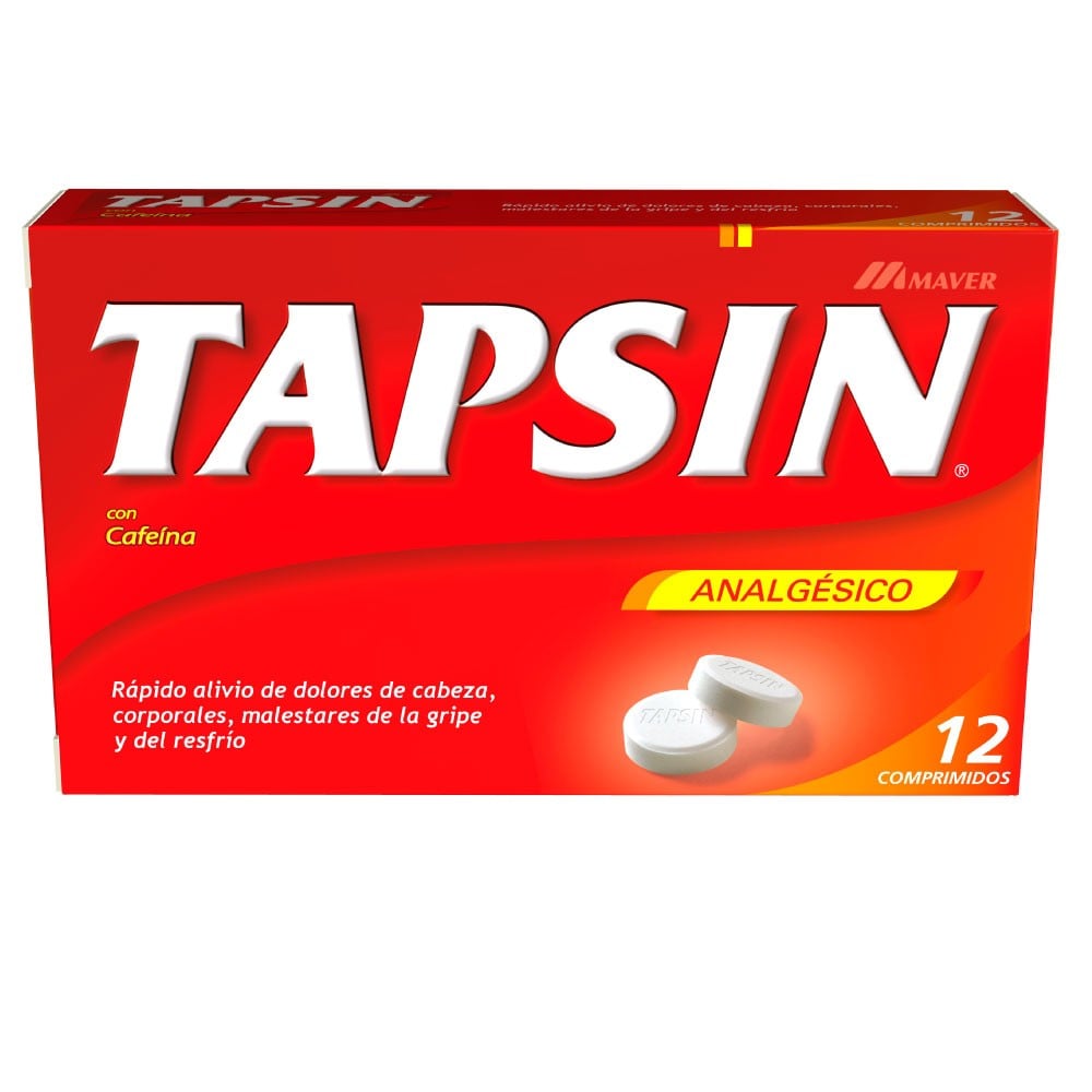 Tapsin Analgésico Paracetamol 400 mg 12 Comprimidos | Cruz Verde