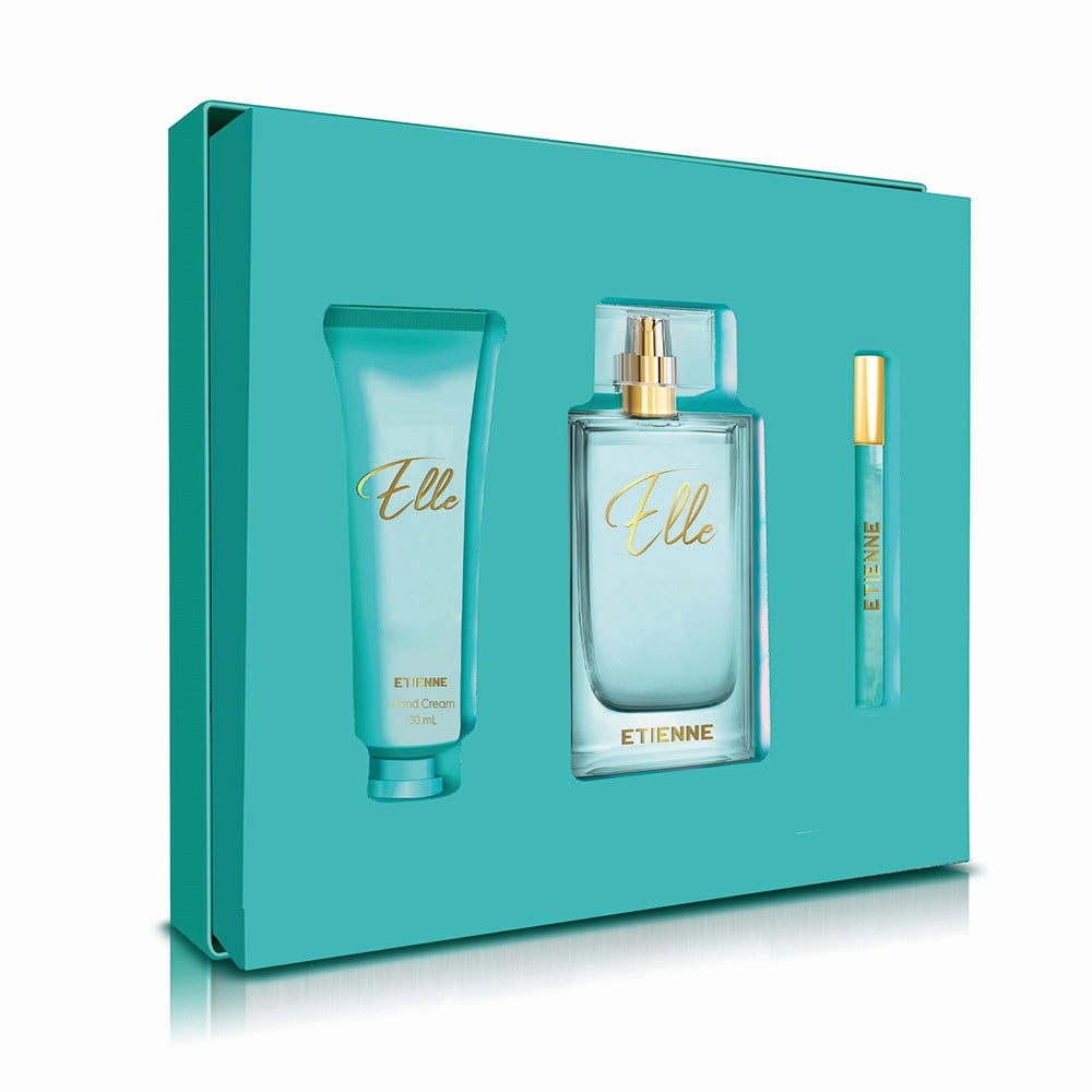 Set Perfume Etienne Elle 100ml + Crema para manos y Perfumero | Cruz Verde
