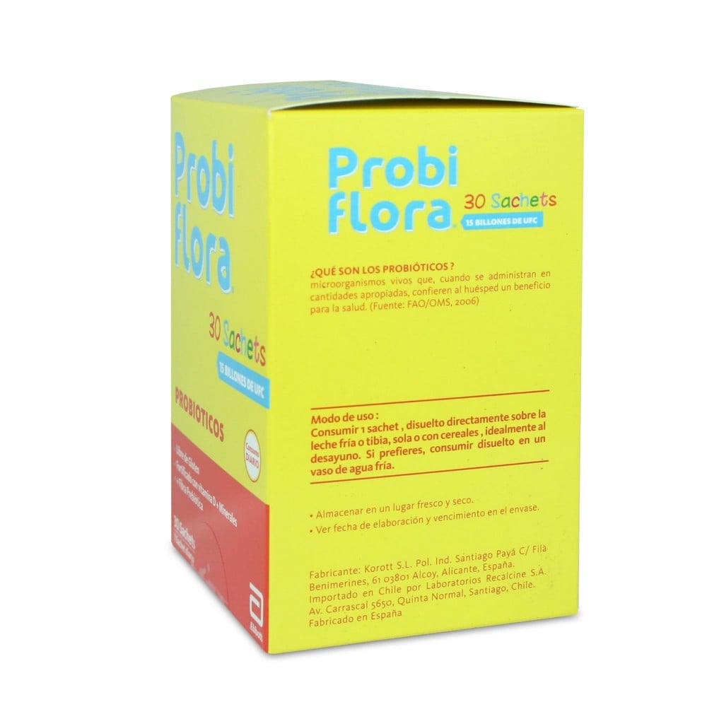 Probiflora Kids 2 Probioticos 15 BUFC 30 Sobres | Cruz Verde