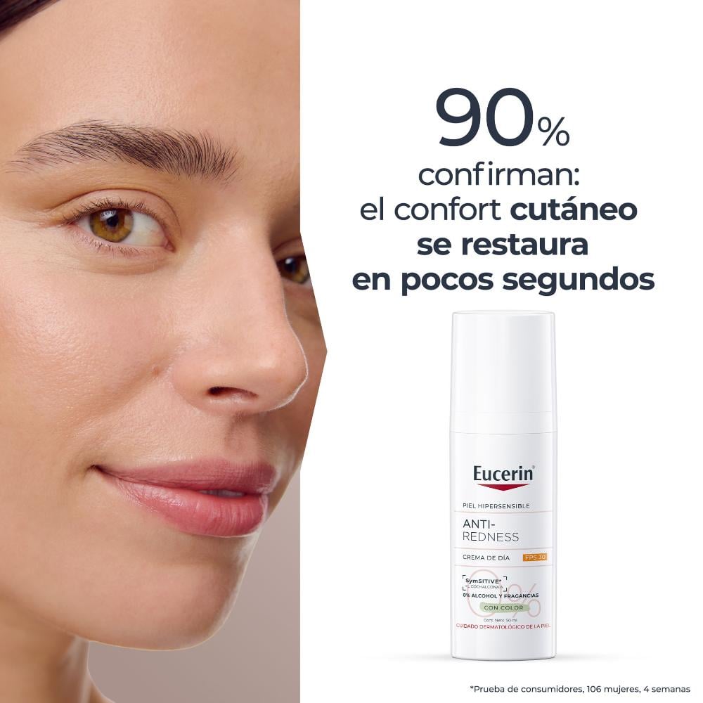 Crema Facial Antienrojecimiento Día Piel Sensible 50Ml | Cruz Verde