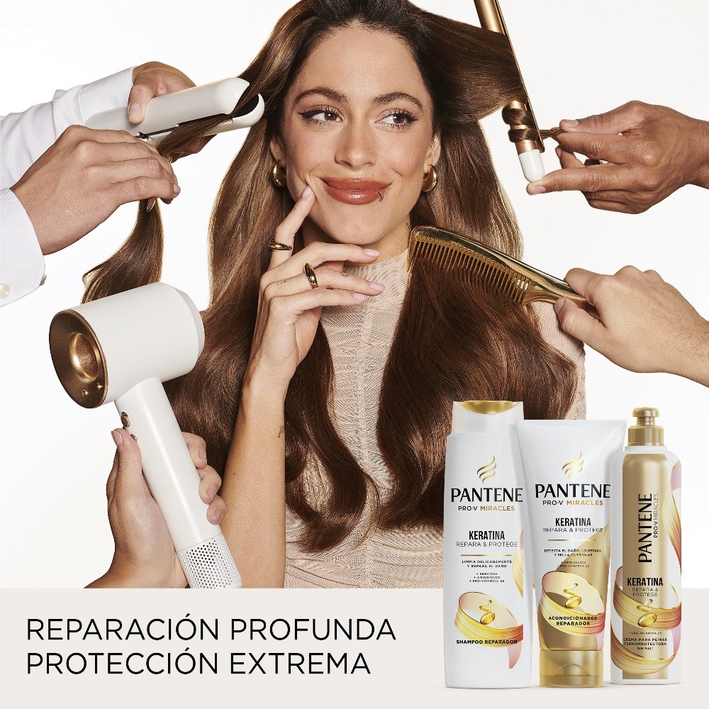 Shampoo sin sal Keratina con Pro Vitamina B5 300 ml | Cruz Verde