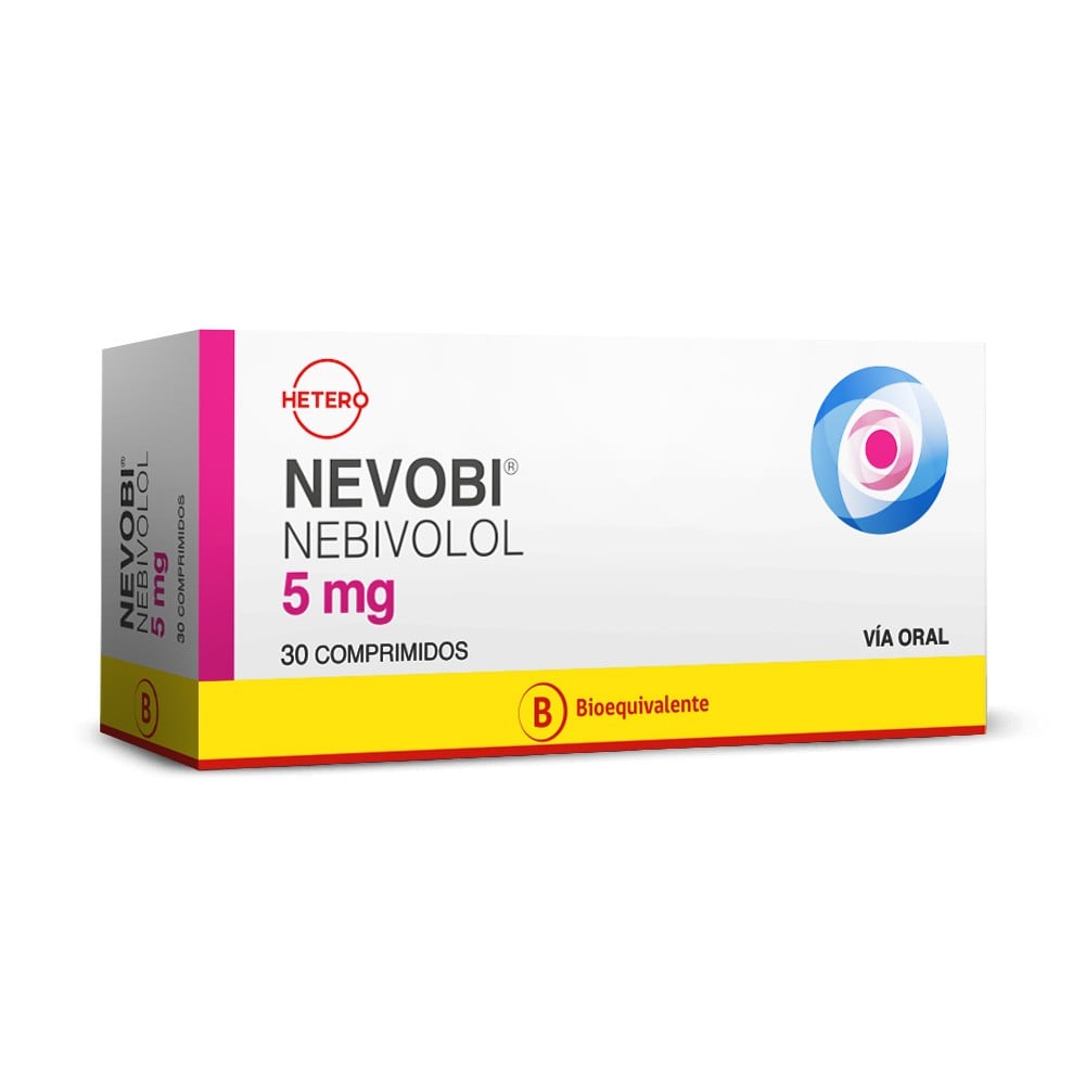 Nevobi 5 mg 30 Comprimidos | Cruz Verde